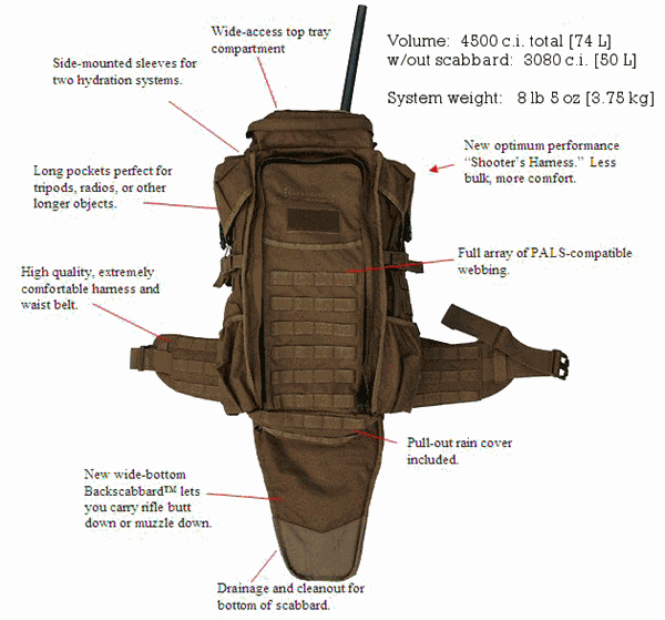 Eberlestock G3 Phantom Sniper Pack